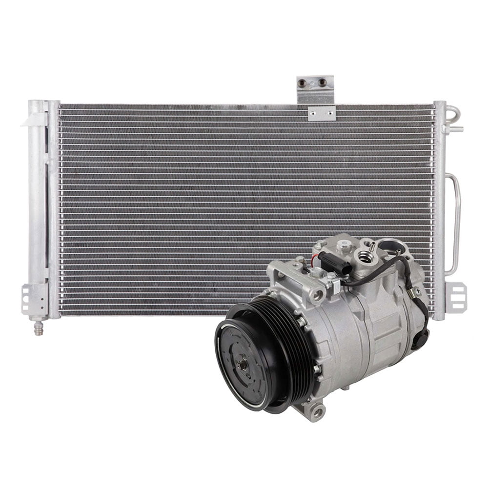 For Mercedes CLK320 & C55 CLK55 AMG AC Compressor w/ A/C Condenser ...