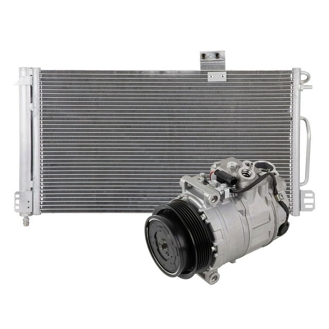 For Mercedes CLK320 & C55 CLK55 AMG AC Compressor w/ A/C Condenser ...