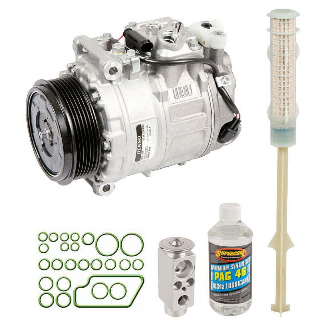For Mercedes CLK500 & CLK55 AMG OEM AC Compressor w/ A/C Repair Kit ...