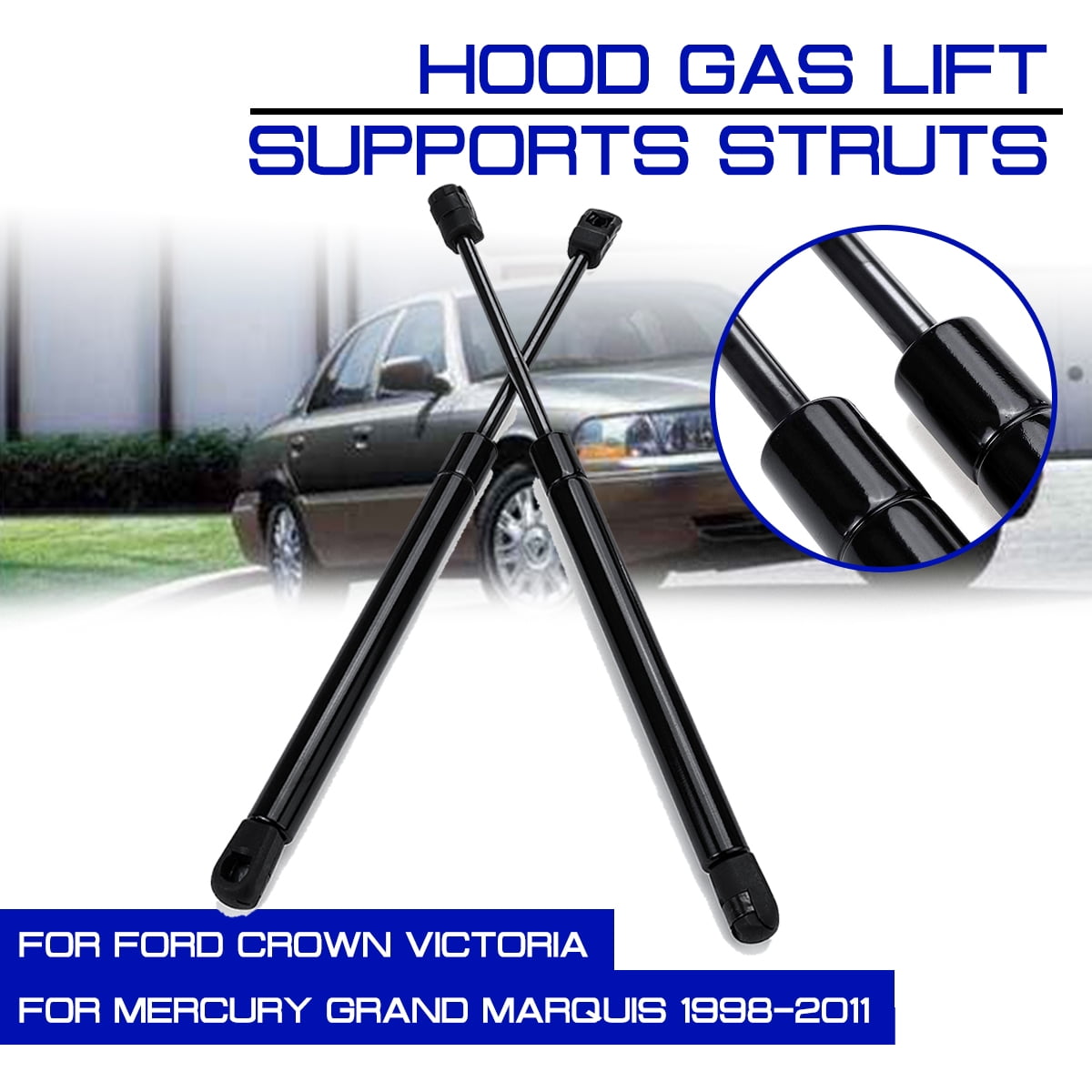 For Mercury Marauder Refit Bonnet Hood Gas Shock Lift for Ford Crown ...