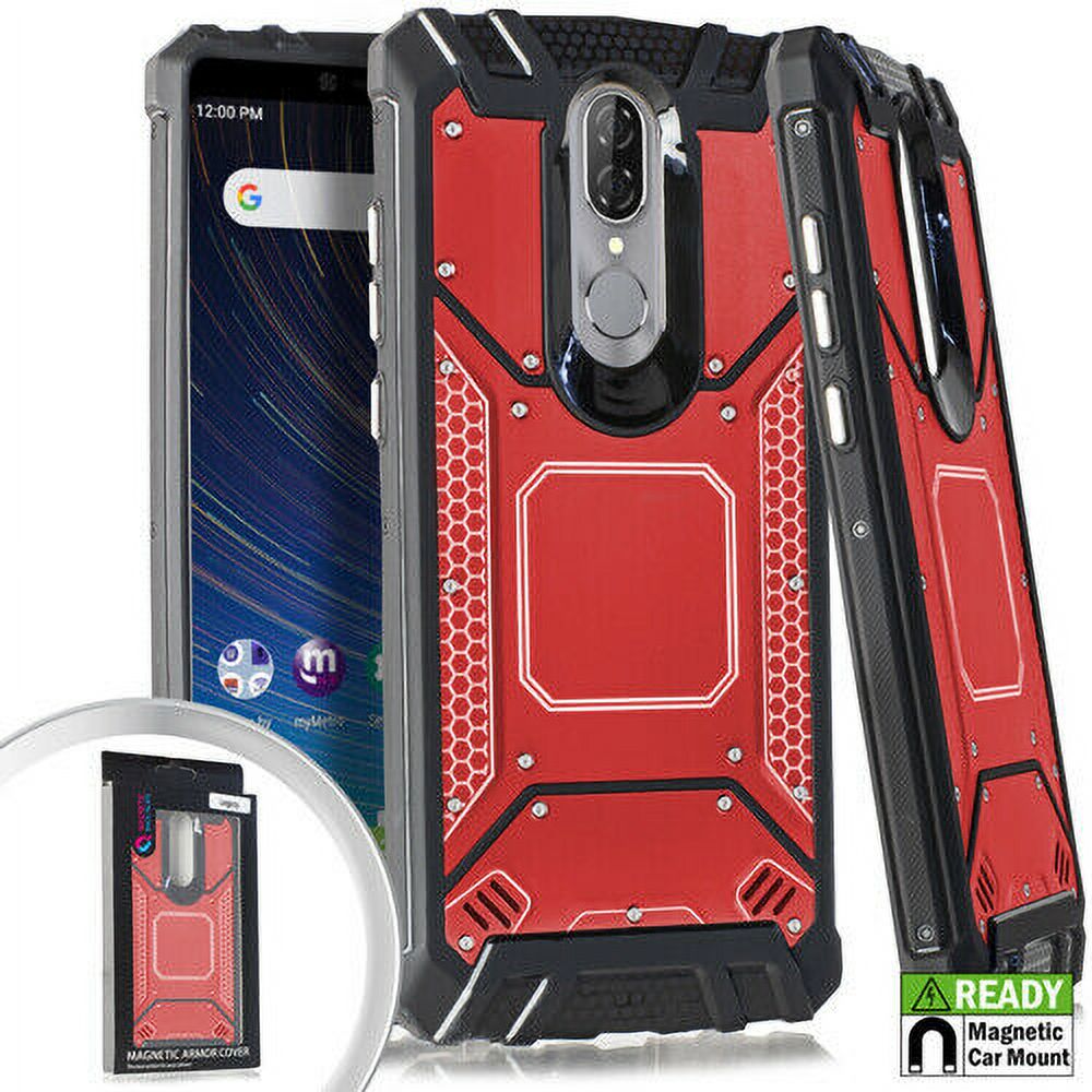 For MetroPCS Coolpad Legacy Heavy Duty Shockproof Tough Armor Metal ...