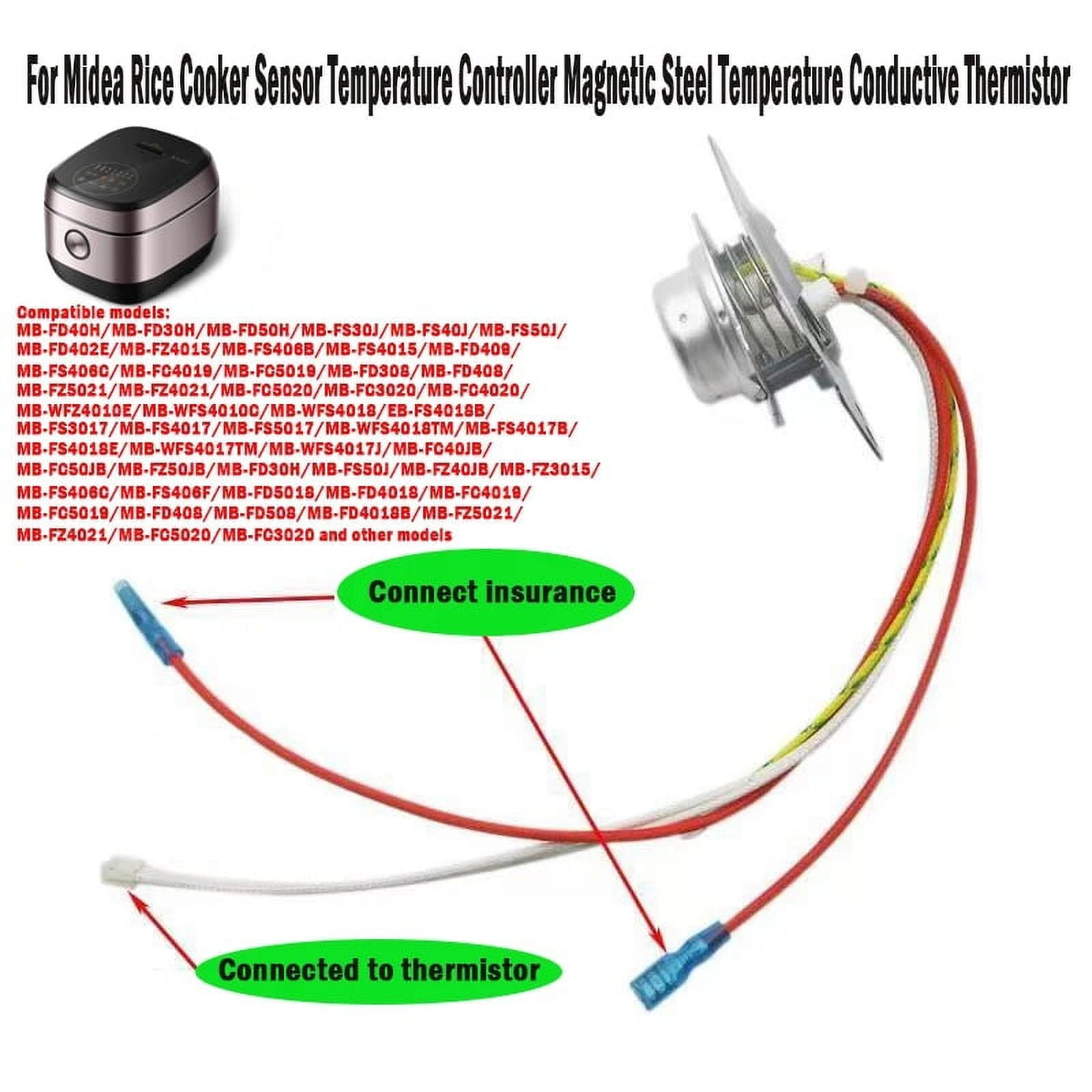 For Midea Rice Cooker Sensor Temperature Controller Magnetic Steel ...