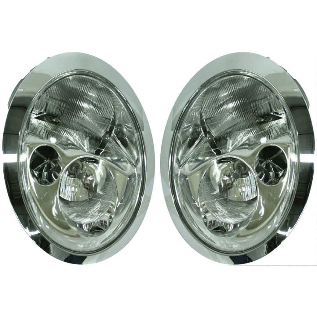 For Mini Cooper/Cooper S Headlight Assembly 2002-2004 Pair Driver and ...
