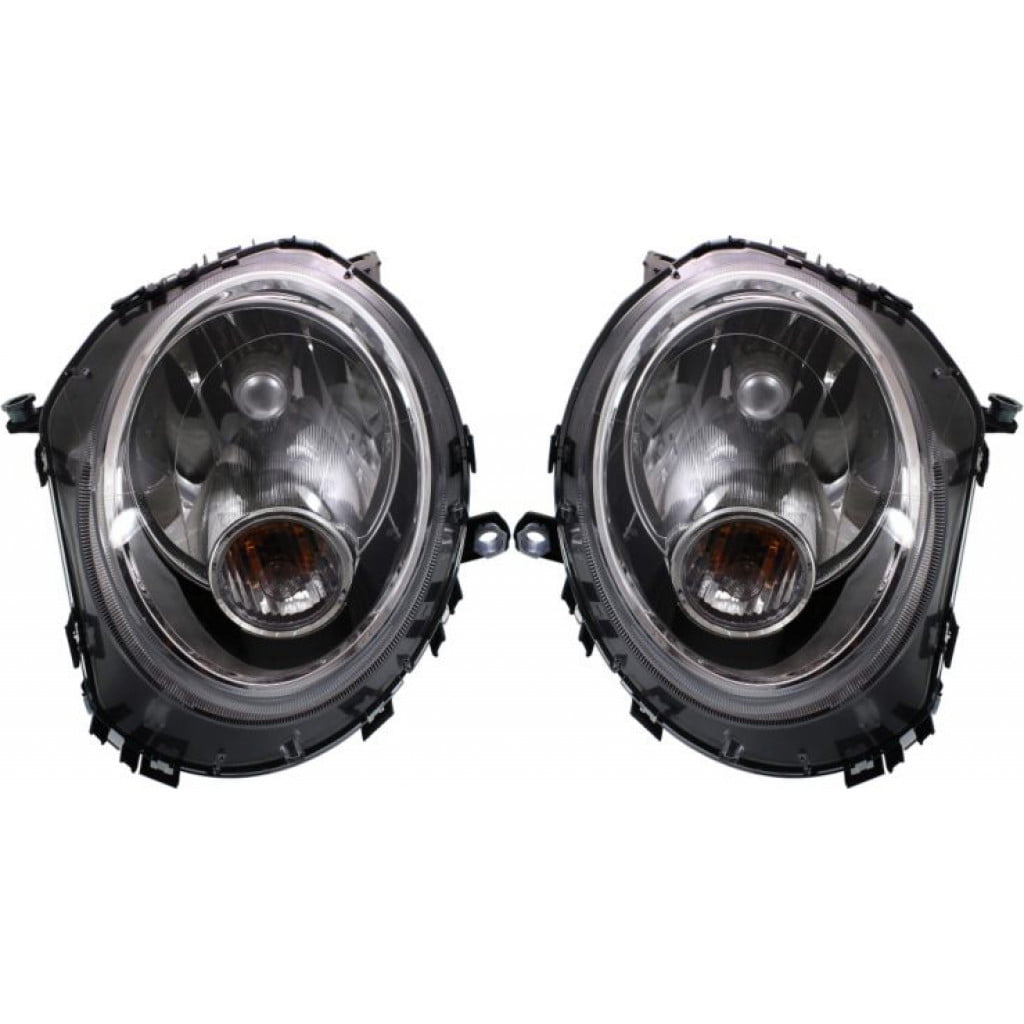 For Mini Cooper Headlight Assembly 2007-2015 Pair Driver and Passenger ...
