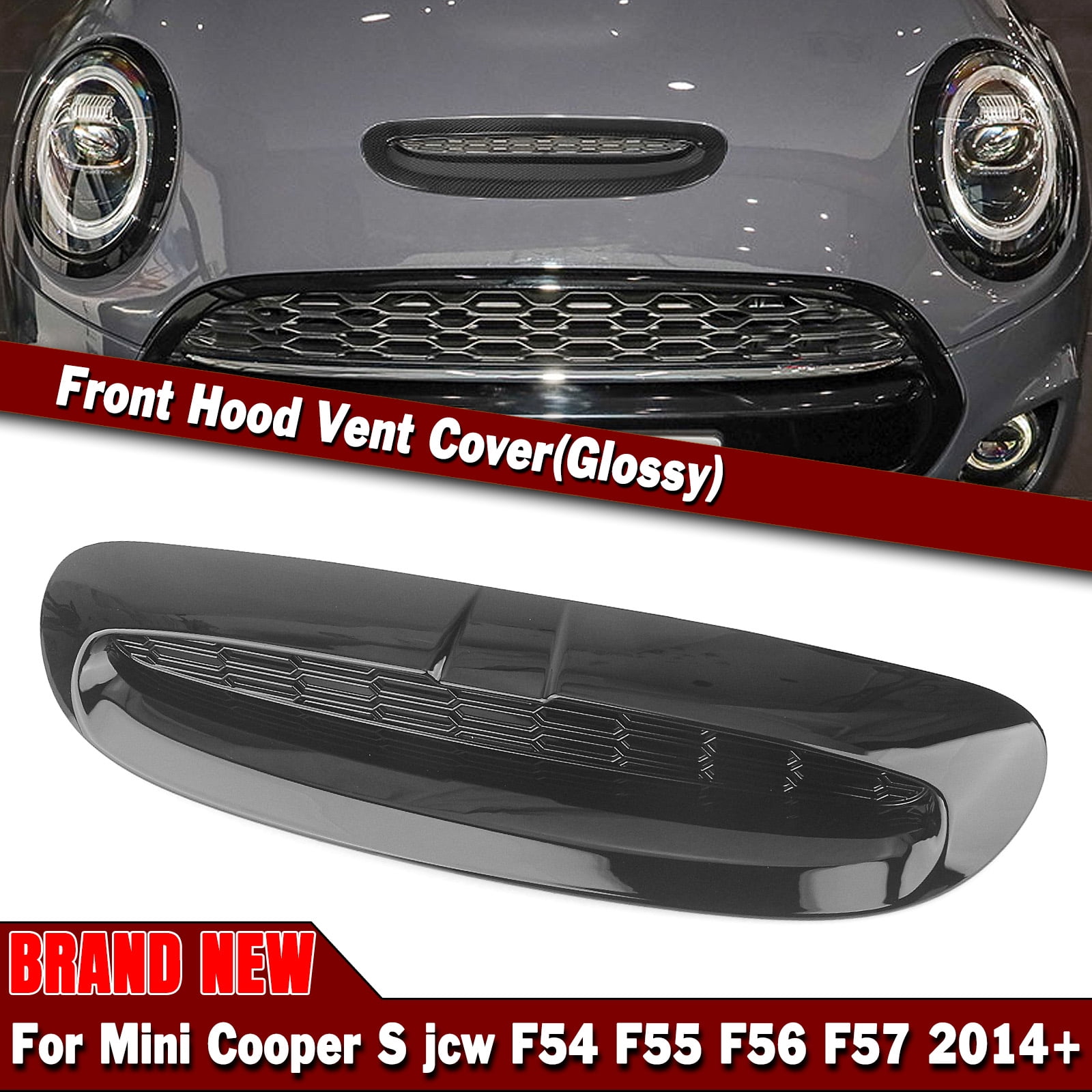 For Mini Cooper S JCW F54 F55 F56 F57 2014+ Front Hood Scoop Air Vent ...