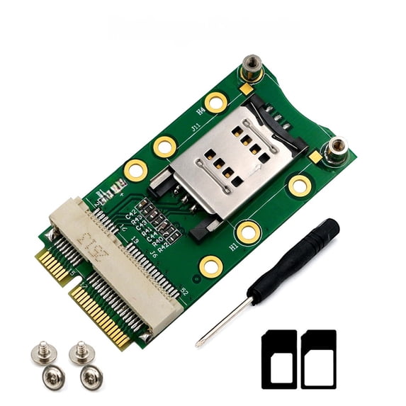 For Mini PCIe Adapter Card with SIM Card Slot, for 3G/4G Module / WWAN ...