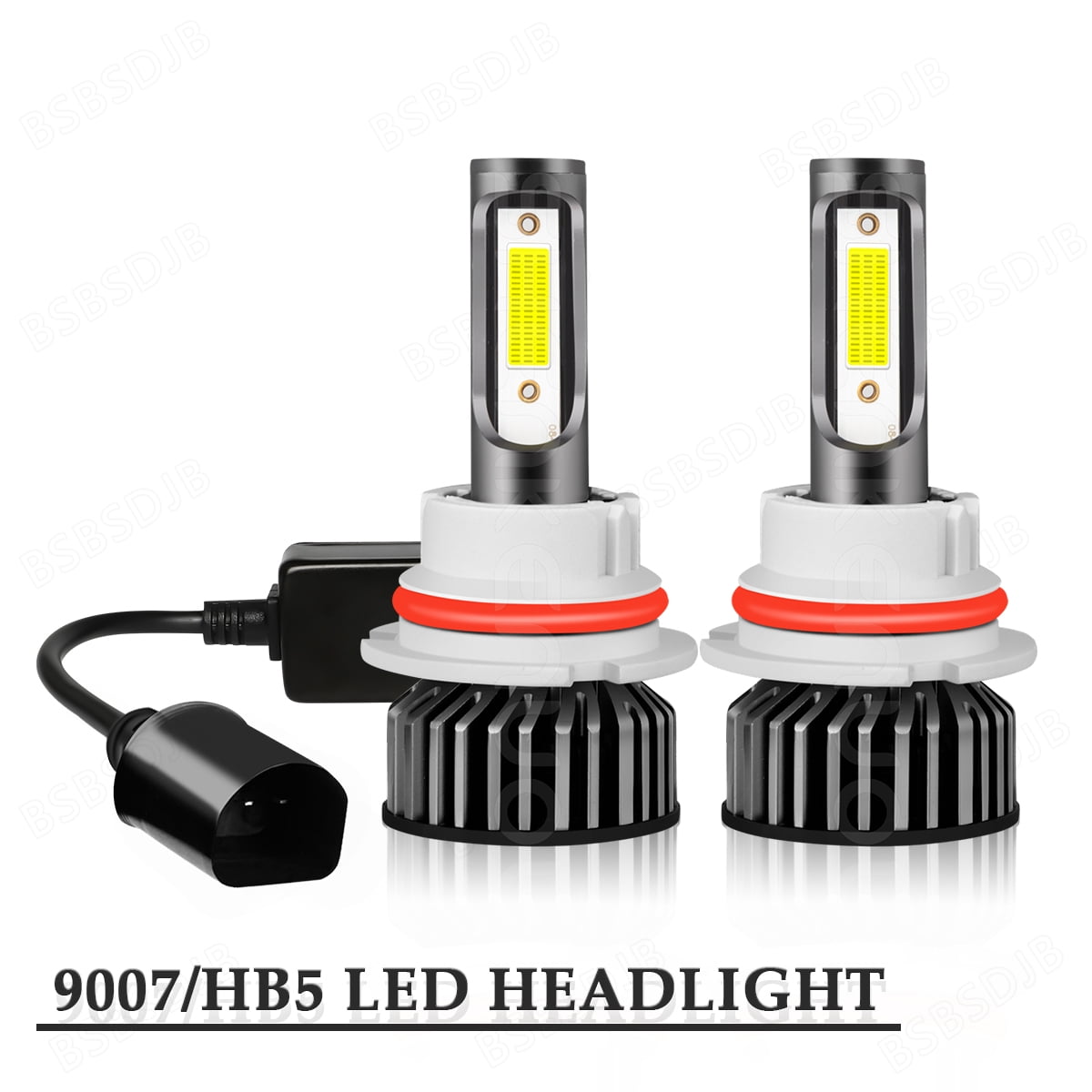 For Mitsubishi Lancer 2002-2007 9007 LED Headlight Bulbs High/Low Dual ...