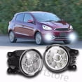 CHUSYYRAY Pair for Mitsubishi Mirage 2017-2020 Front Bumper LED Fog ...
