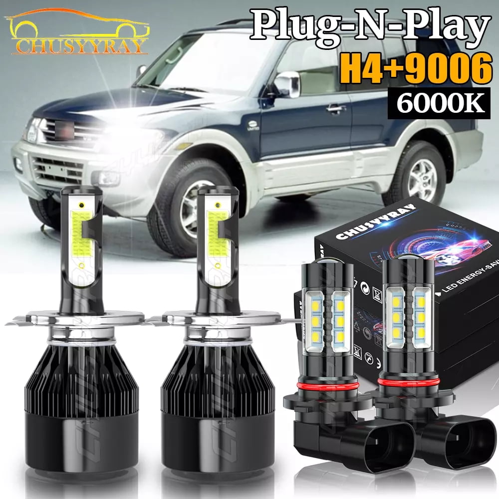 For Mitsubishi Montero 2001-2006 - LED Headlight High Low Beam Fog ...