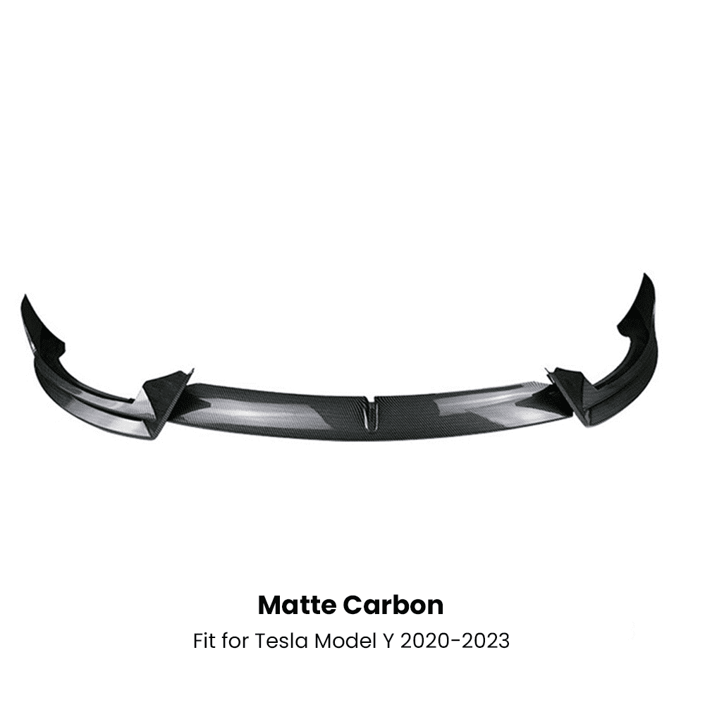 For Model Y 2020- 2023 Tesla Body Kits Bumper Lip Matte Carbon Rear ...