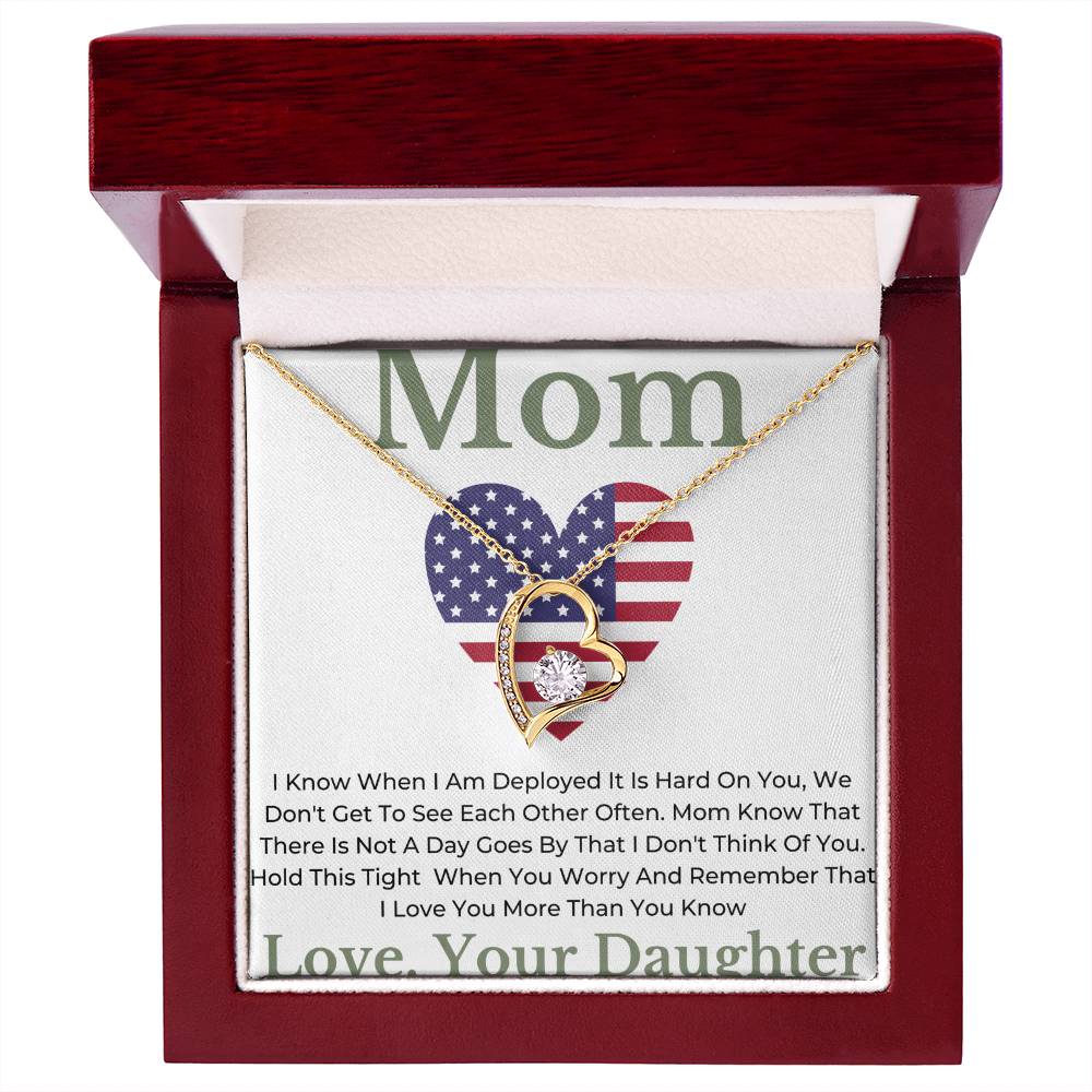 For Mom From Daughter Military Deployment - Hold This Tight When You ...