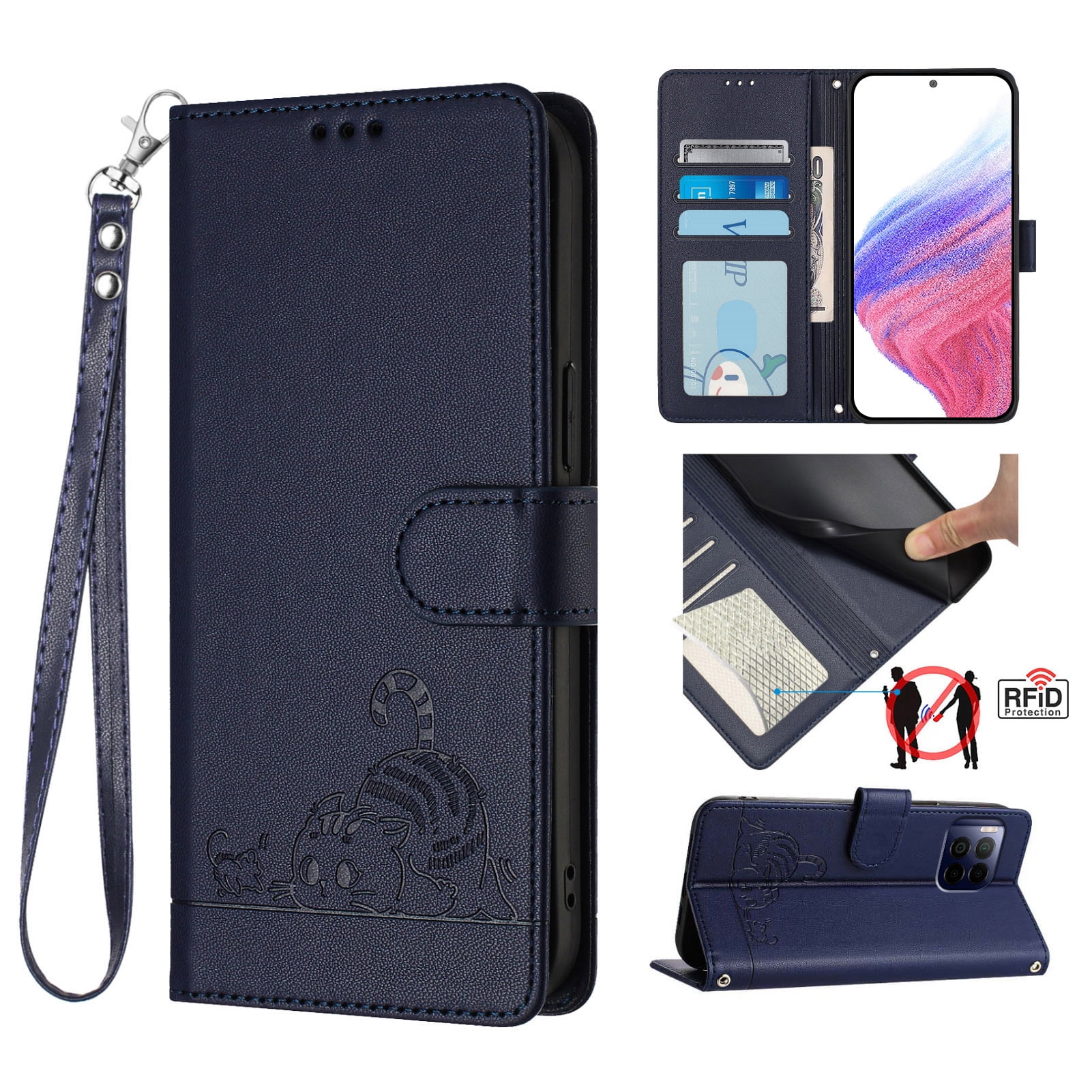 For Moto Edge 50 Fusion 5G /Moto Edge 50 Ultra ,Leather Wallet Case ...