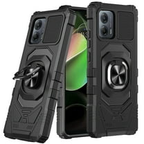 For Motorola Moto G 5G 2025 OPTIMUM Magnetic Ring Stand Hybrid Case ...