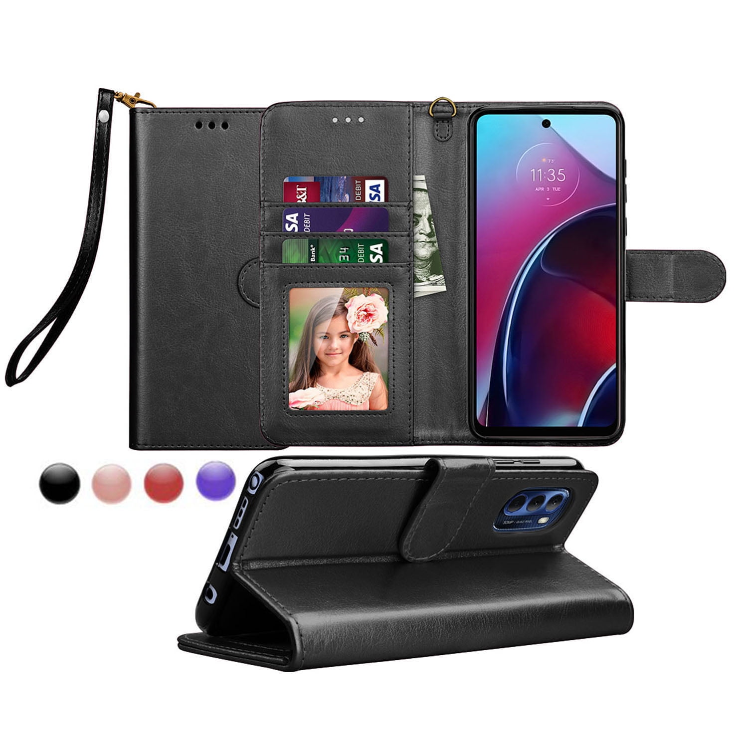 For Moto G Stylus 2022 Case, Motorola Moto G Stylus 2022 5G Leather ...