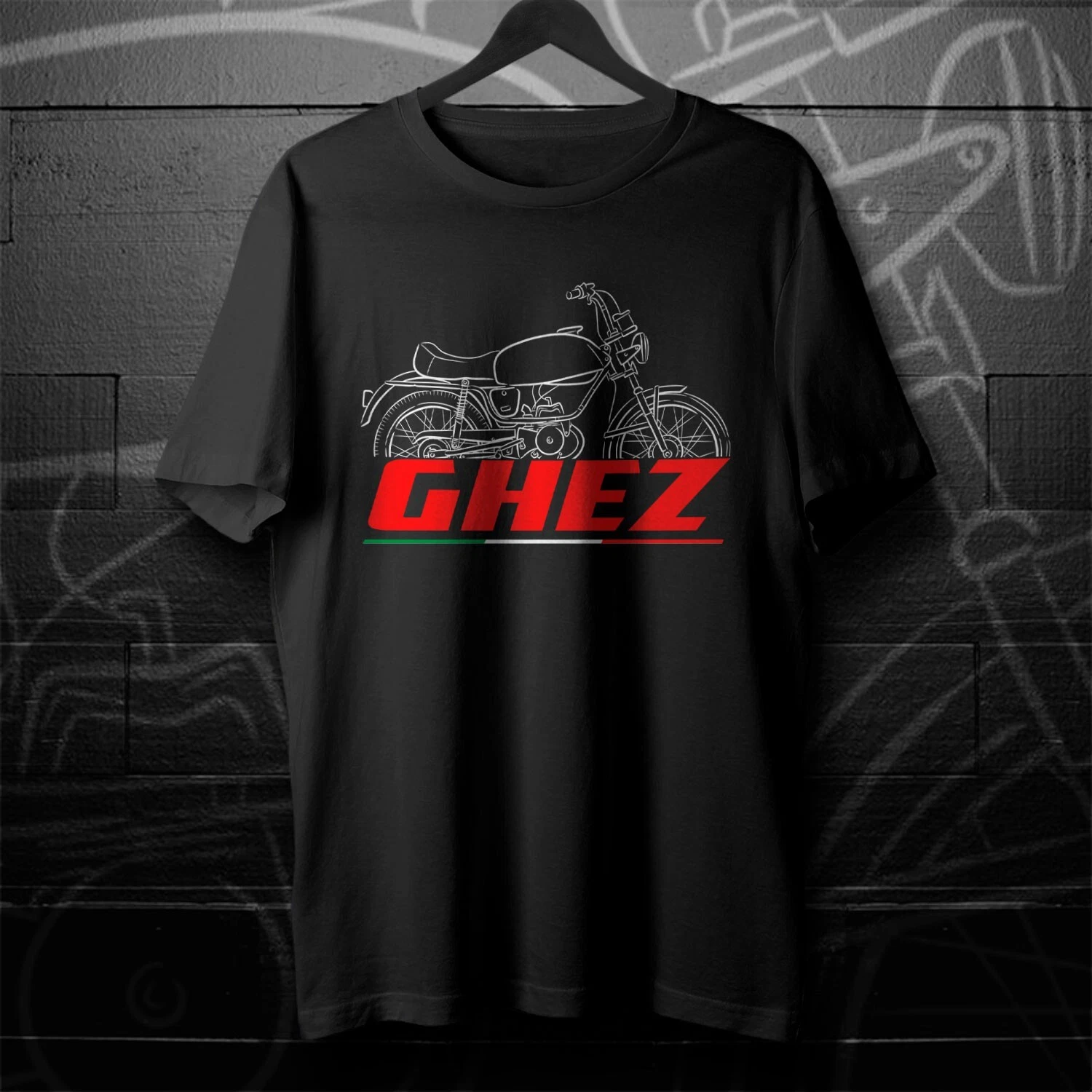For Moto Guzzi Ghez 50 1969 Fans â€“ Moto Animals Illustration T-shirt - Walmart.com