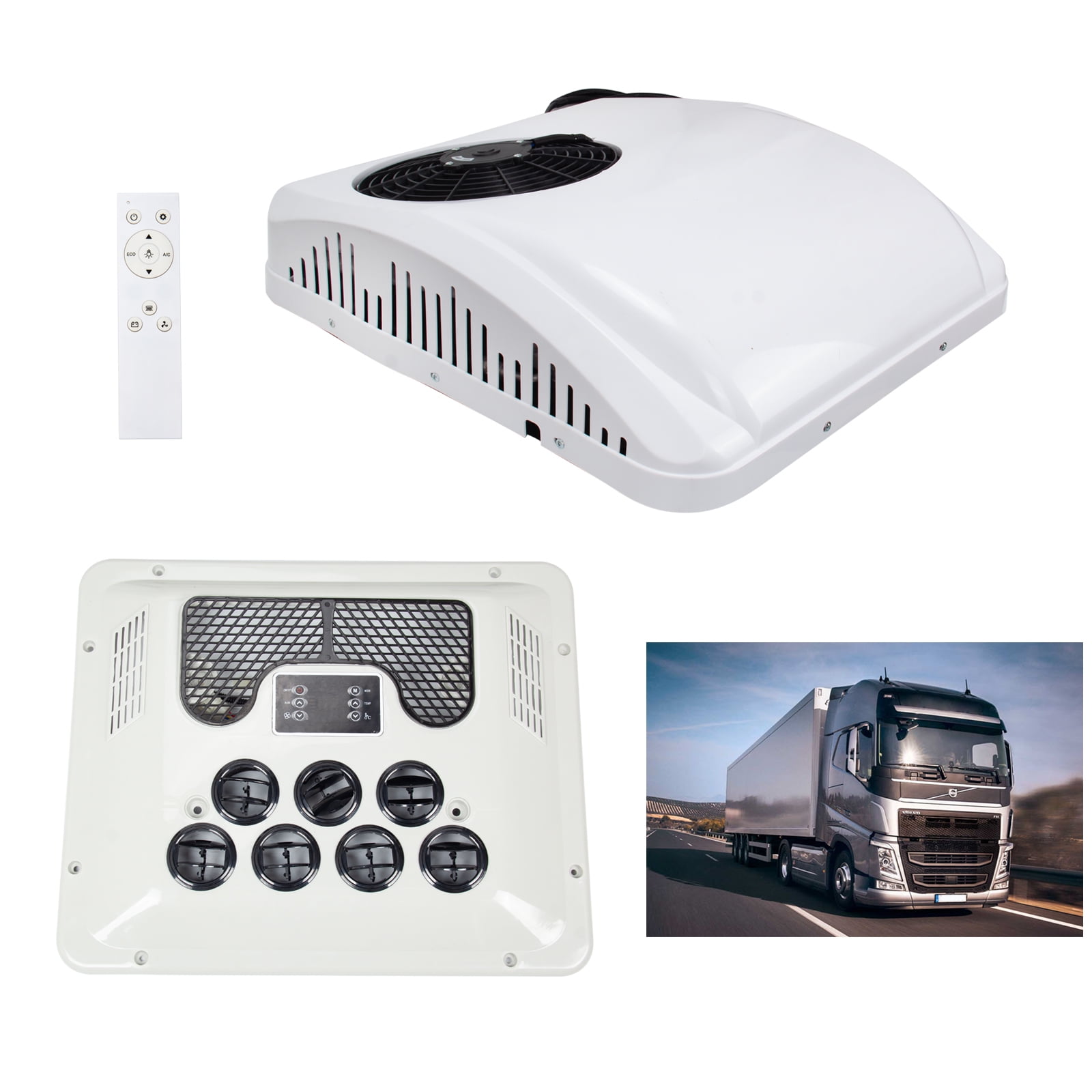 For Motorhome RV Heating & Cooling Air Conditioner Electric Rooftop AC ...