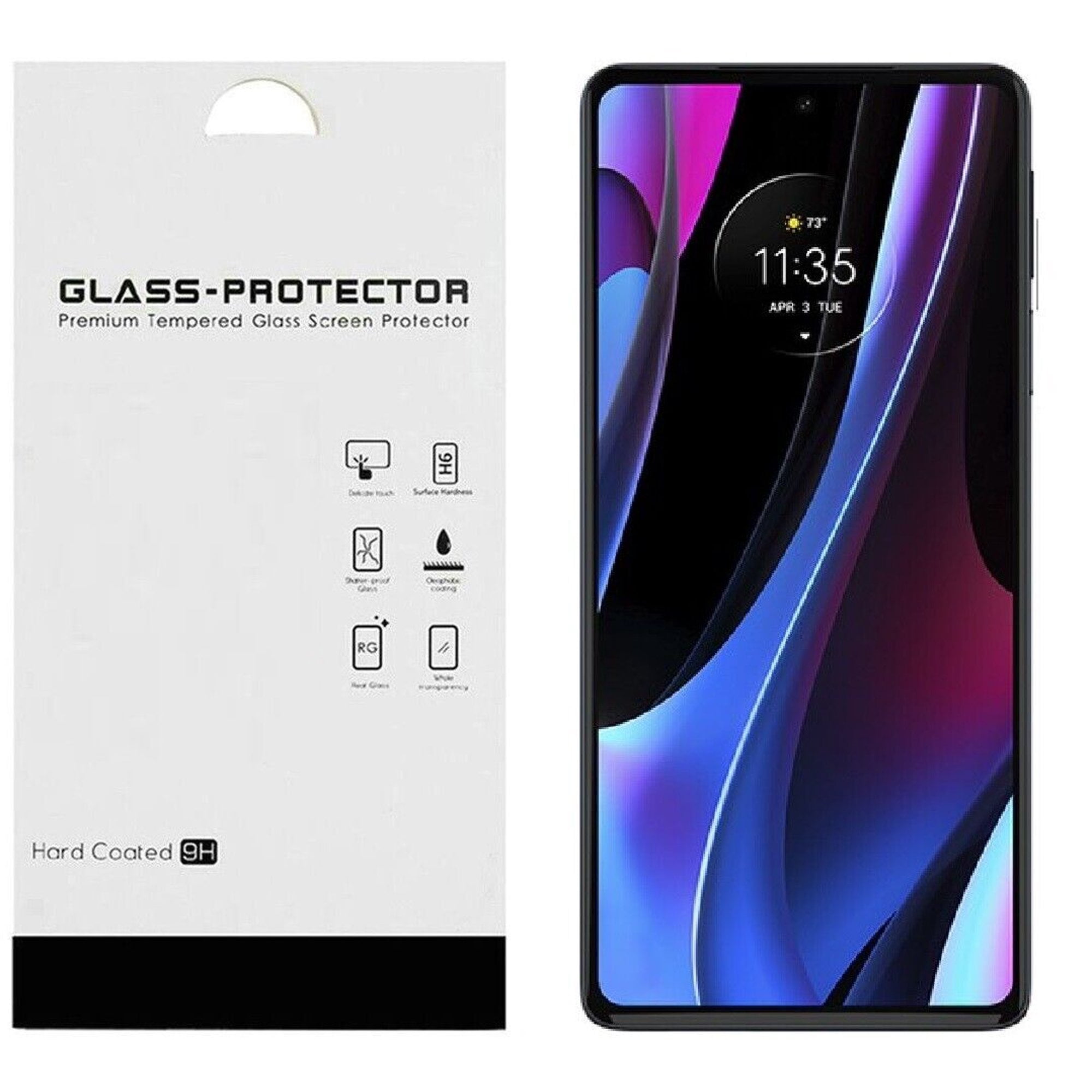 For Motorola Edge+ Edge Plus 2022 XT2201DL 2x Tempered Glass Screen ...