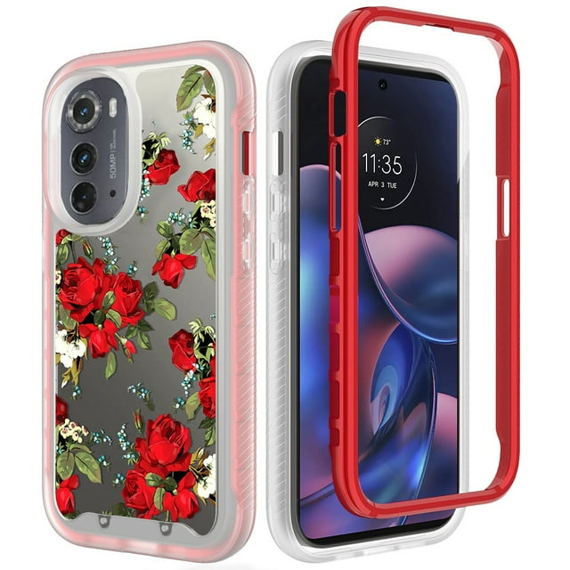 For Motorola Moto Edge (2022) Exotic ShockProof Design Hybrid Case ...