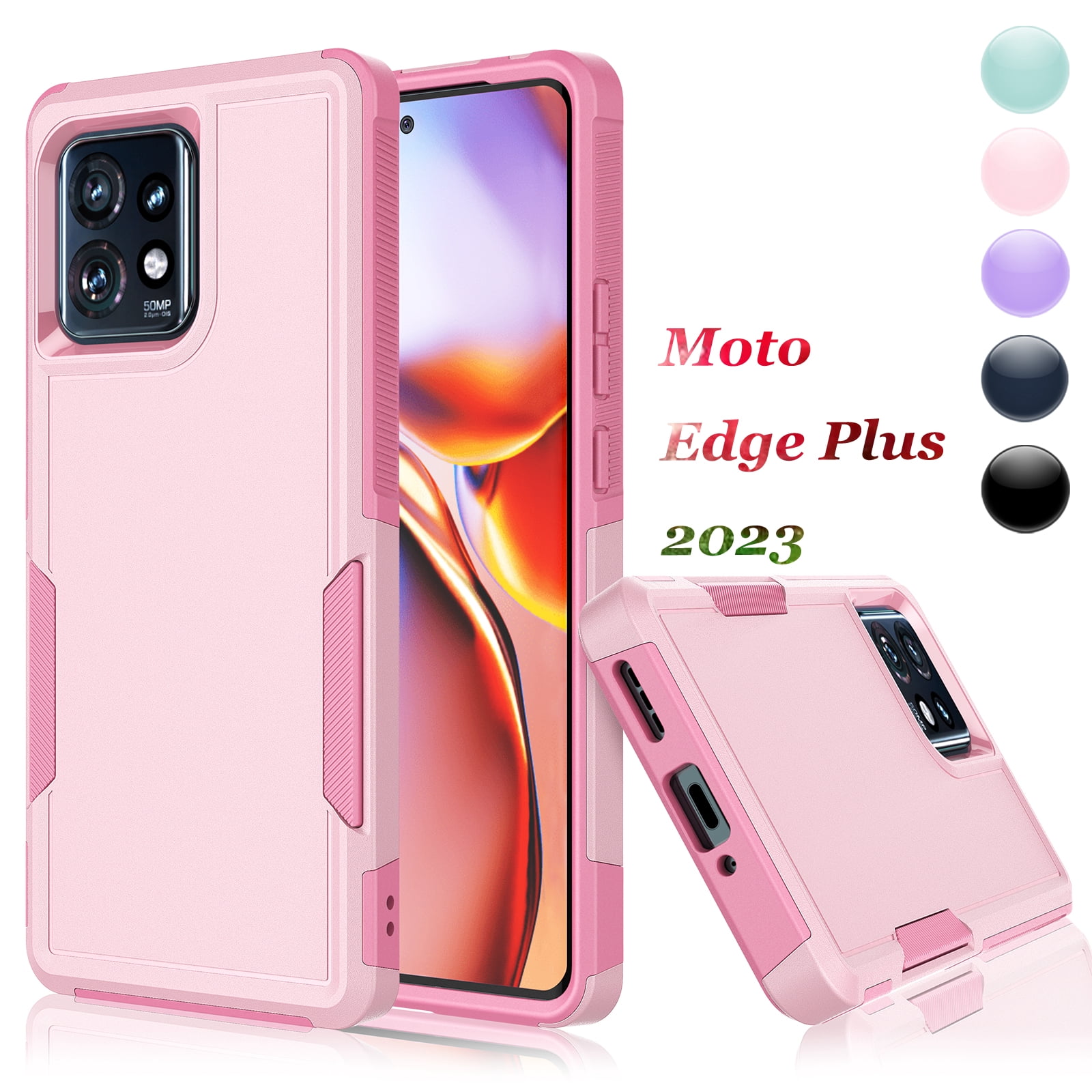 For Motorola Moto Edge Plus 2023 Case, 2 in 1 PC Phone Case for Moto ...