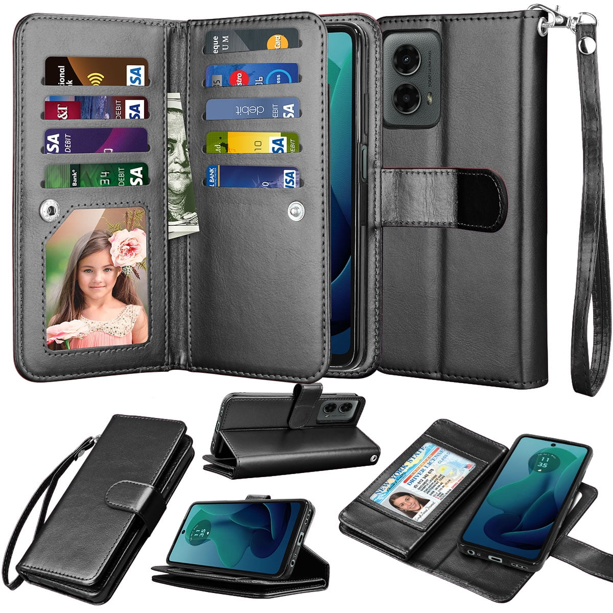 For Motorola Moto G 2024 Case, Moto G 5G 2024 Wallet Case, Motorola ...