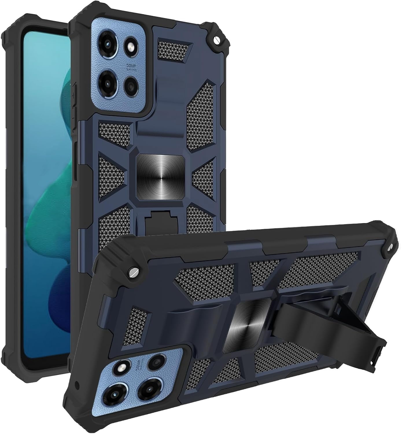 For Motorola Moto G 5G 2026 XT2613V Machine Kickstand Phone Case - TCT ...