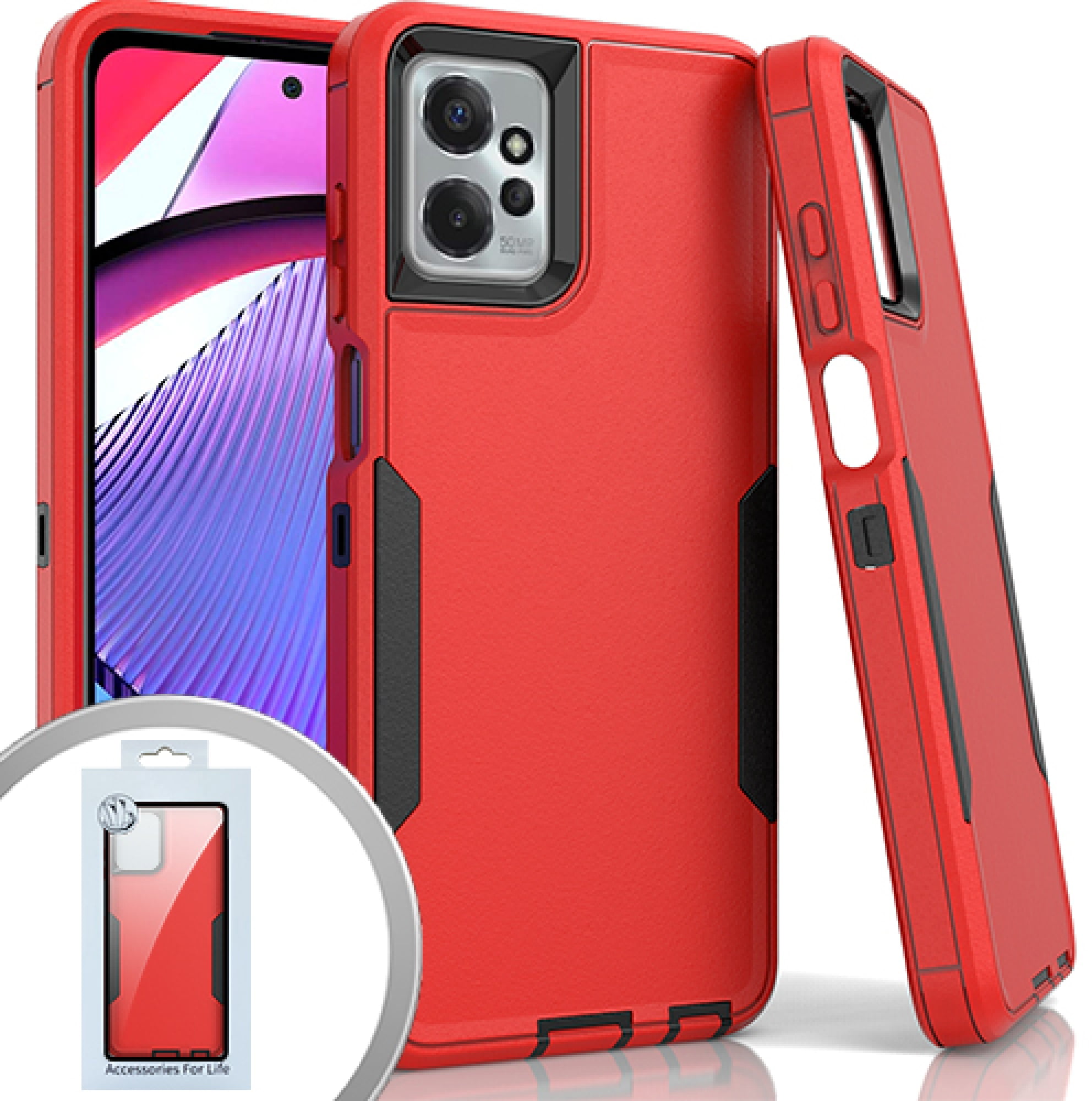 For Motorola Moto G POWER 5G 2023 XT2311DL Tough Hybrid Phone Cover ...