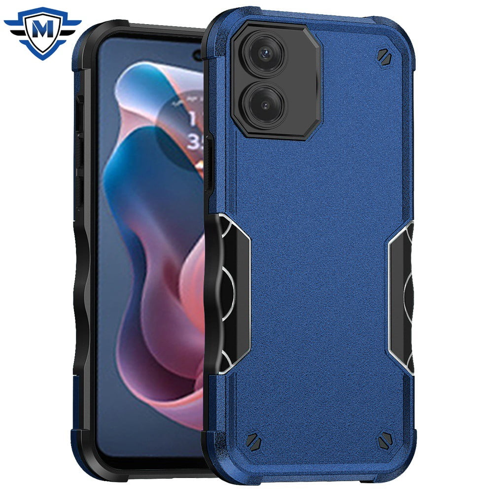 For Motorola Moto G Play 2024 METKASE Exquisite Tough Shockproof Hybrid ...