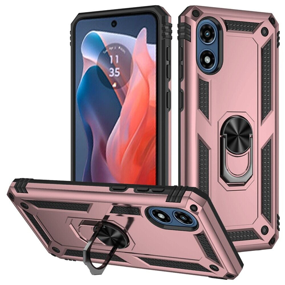 For Motorola Moto G Play 2024 XT2413V Ring Kickstand Phone Cover Case ...