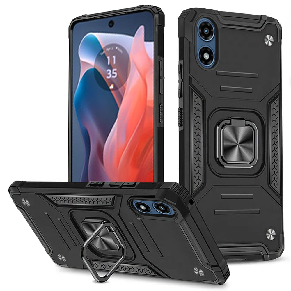 For Motorola Moto G Play 2024 XT2413V Robust Kickstand Phone Case Cover ...