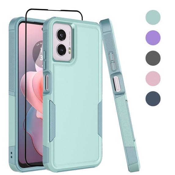 For Motorola Moto G Power 5G 2024 Phone Case, with Tempered Glass ...