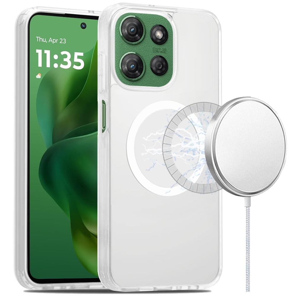 For Moto G Power 2026/2025 [Magnetic Circle] Smooth Safe Matte Feel ...