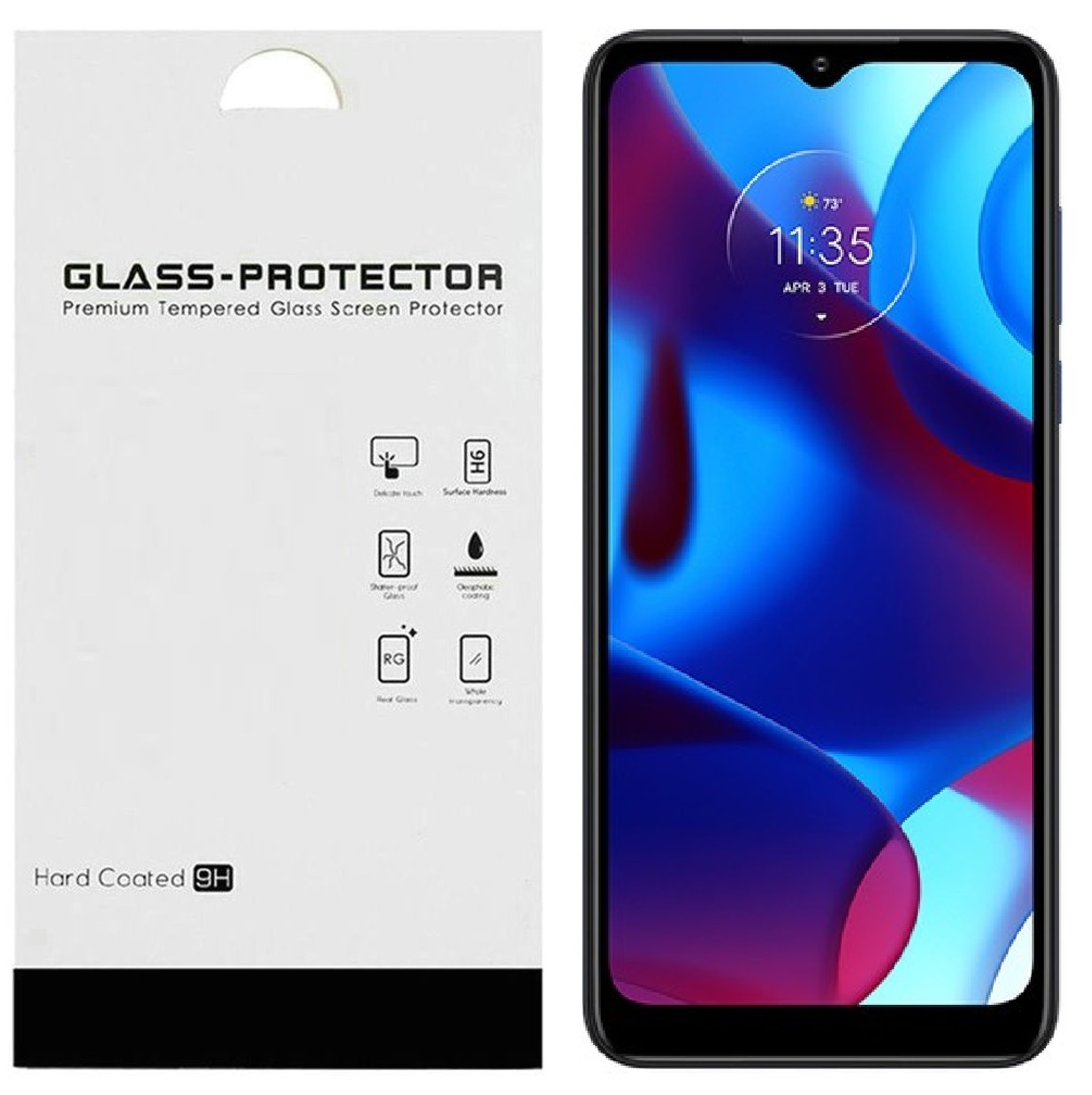 For Motorola Moto G Pure XT2163DL 2021 2x Tempered Glass Screen ...