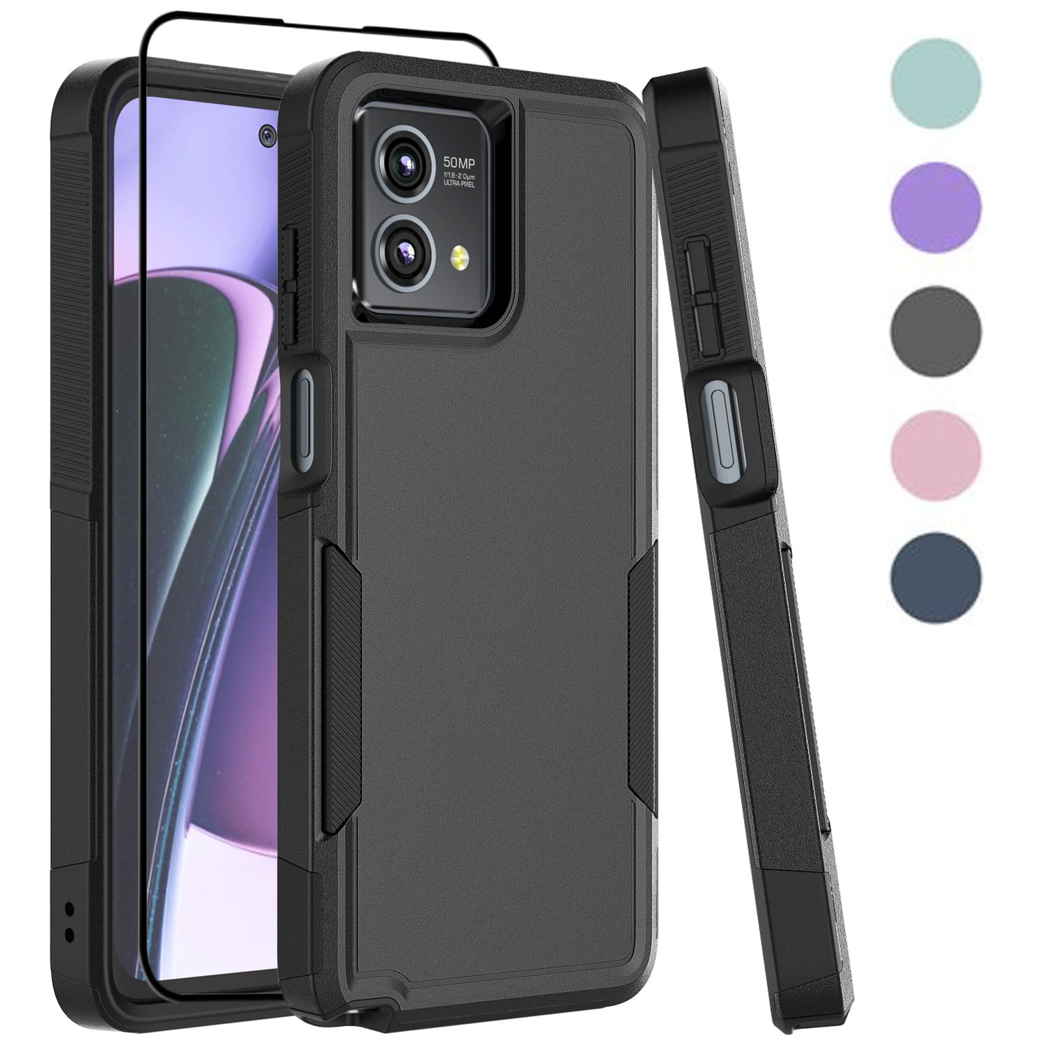 For Motorola Moto G Stylus 5G 2023 Phone Case, with Tempered Glass ...