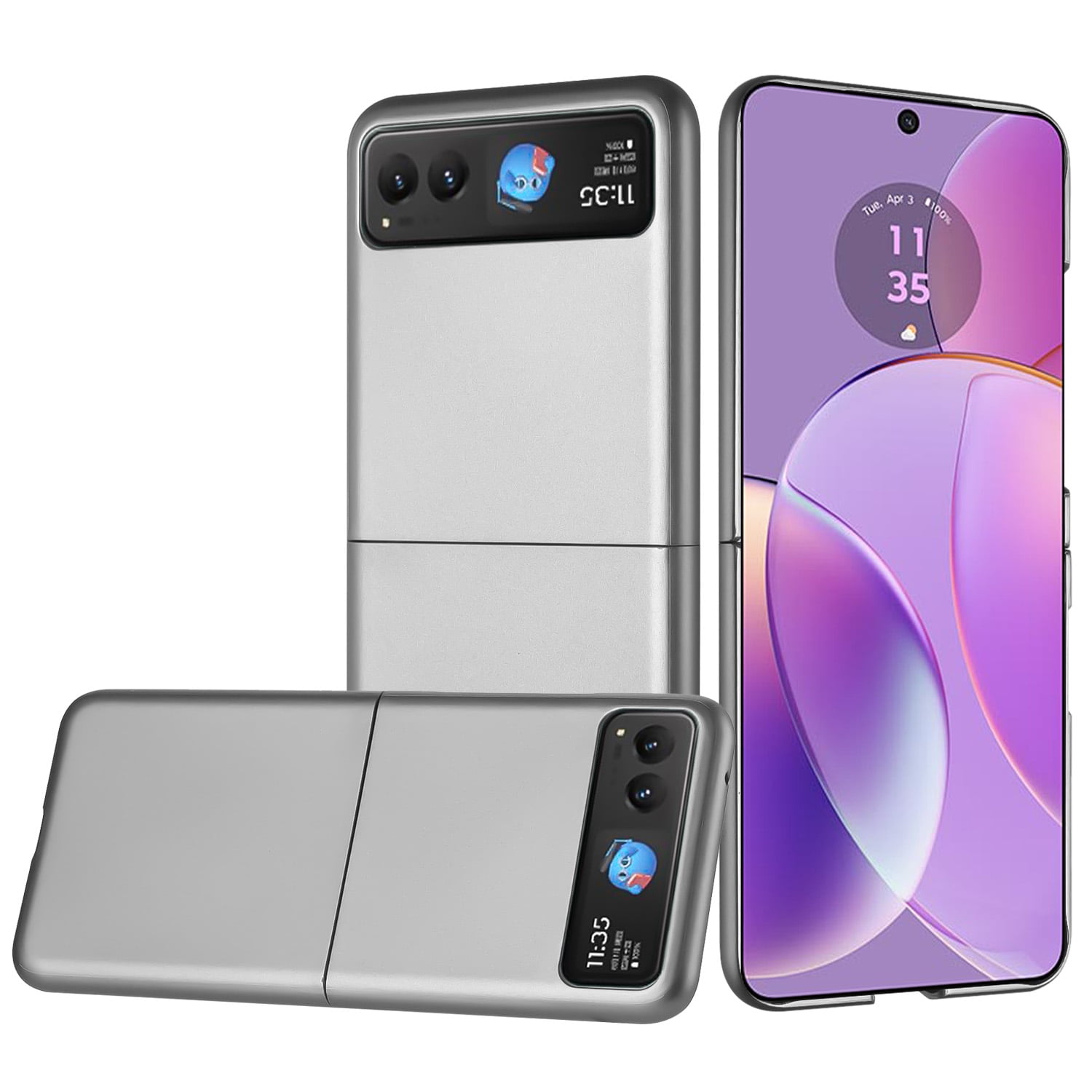 For Motorola Razr 2023 Case Slim Full Body Shockproof Matte Hard Cover ...