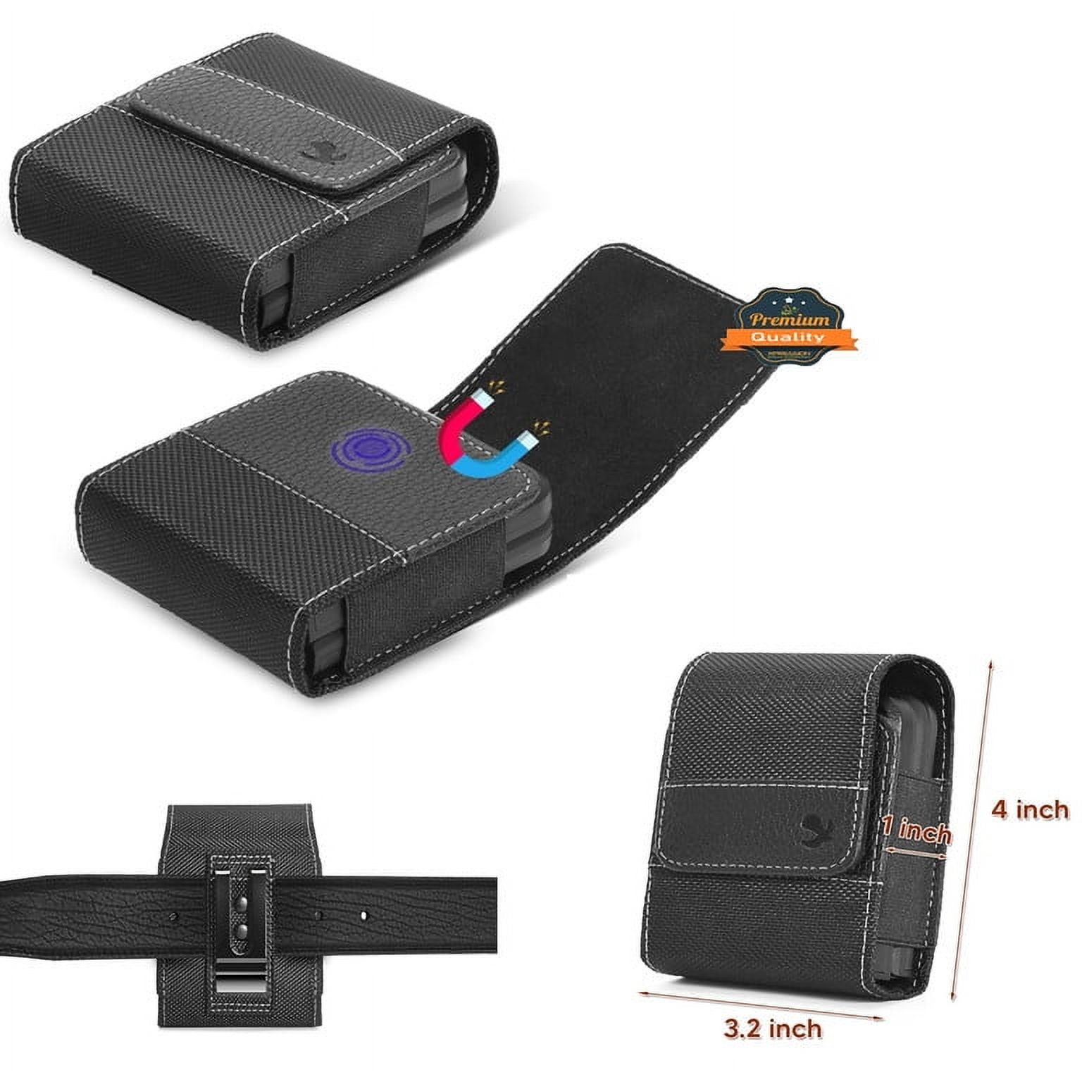 For Motorola Razr 2024 / Razr Plus 2024 Universal Vertical Nylon ...