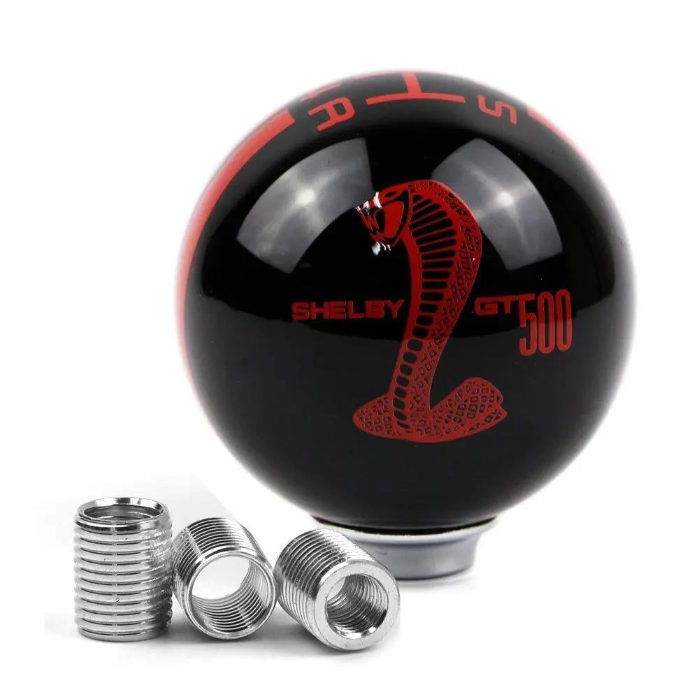 For Mustang Car Gear Shift Knob 5 Speed Cobra Logo Manual Handle Ball - Walmart.com
