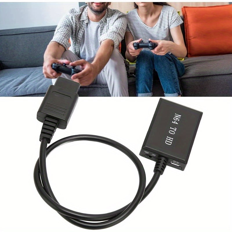 For N64 HD Gaming Multimedia Interface Converter Plug and Play Rich ...