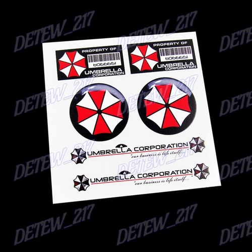For New Umbrella Corp. Resident Evil Car Reflective Decal Sticker ...