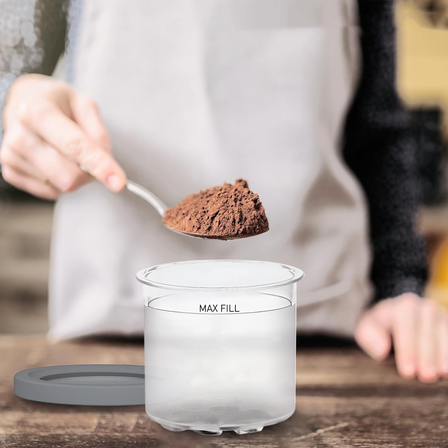 For Ninja Creami NC299AMZ & NC300s Series Ice Cream Makers, BPA-Free ...