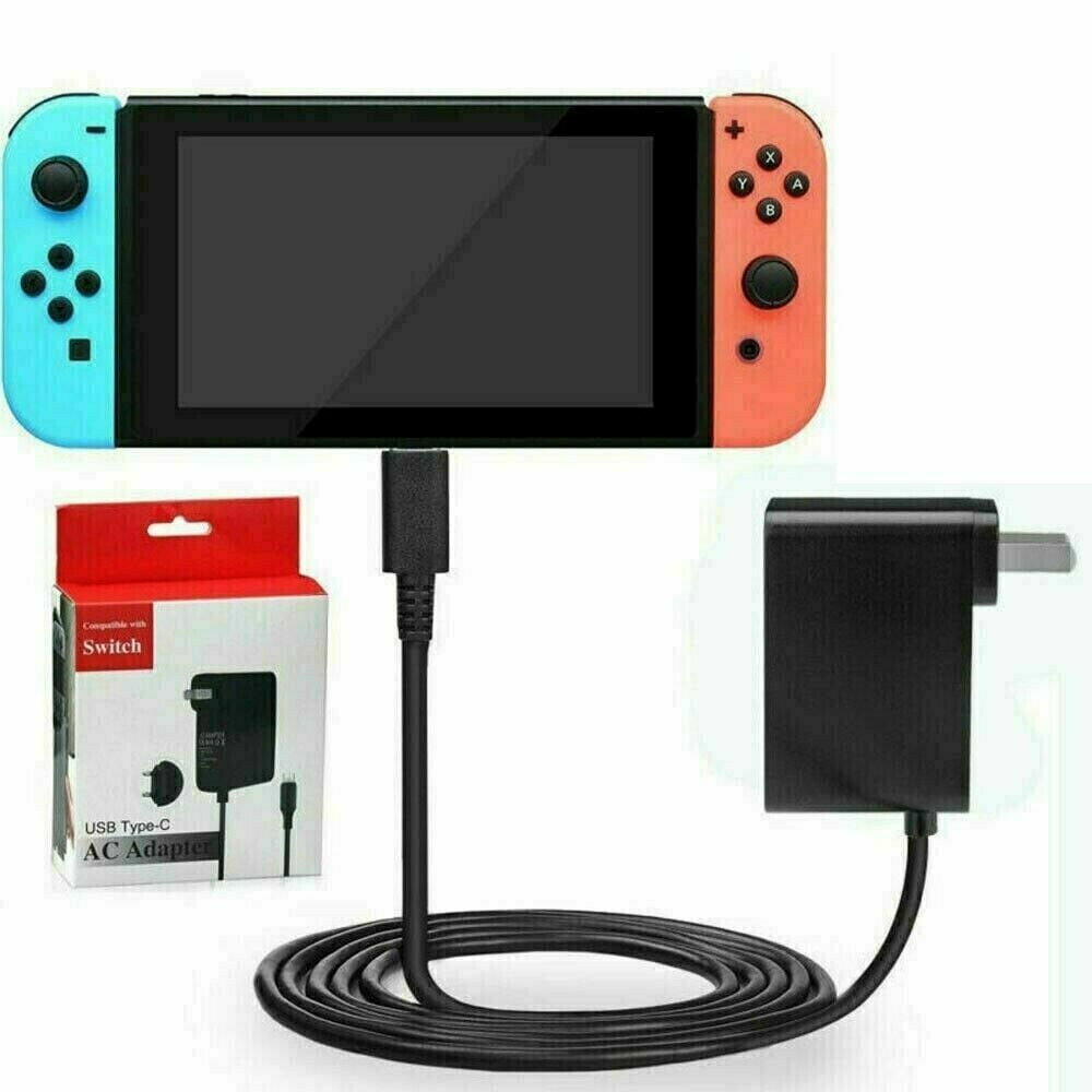 For Nintendo Switch AC Power Supply Adapter Home Wall Travel Charger ...