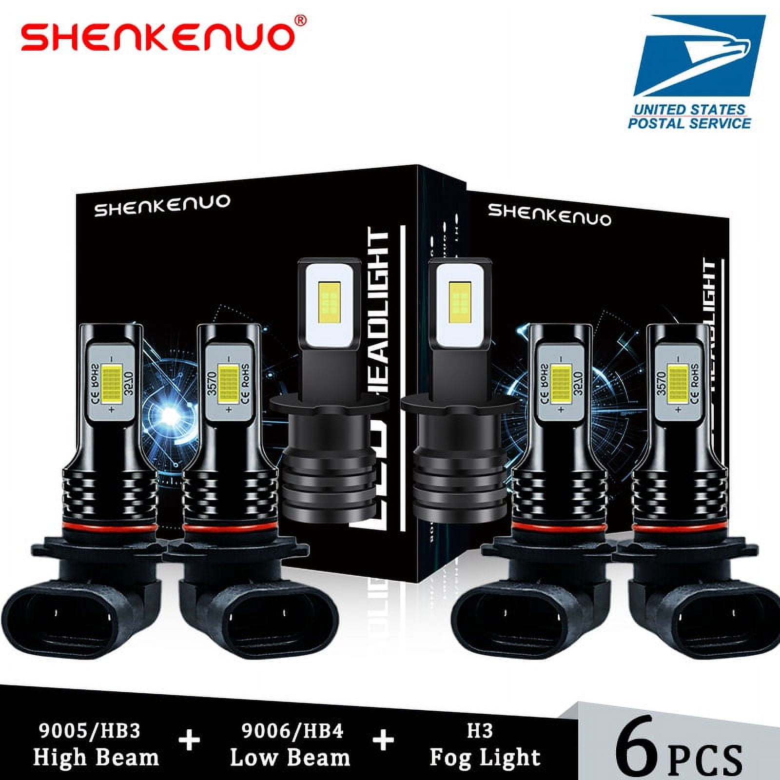 For Nissan 300ZX 1990 1991 1992 1993 1994 1995 1996 6000K LED Headlight ...