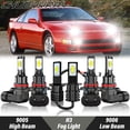 For Nissan 300ZX 1990-1996 LED Front Headlight High Low Beam Fog Light ...