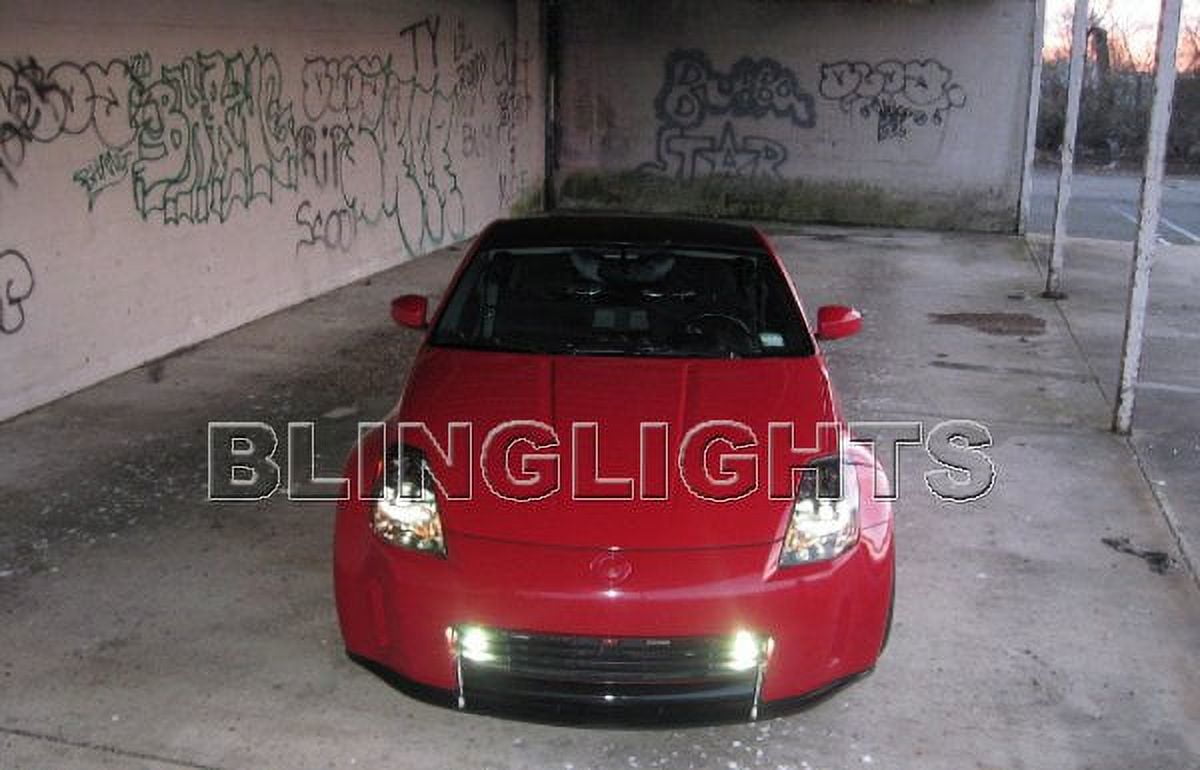 For Nissan 350Z Xenon Halogen Grille Driving Lights Fog Lamps Kit ...