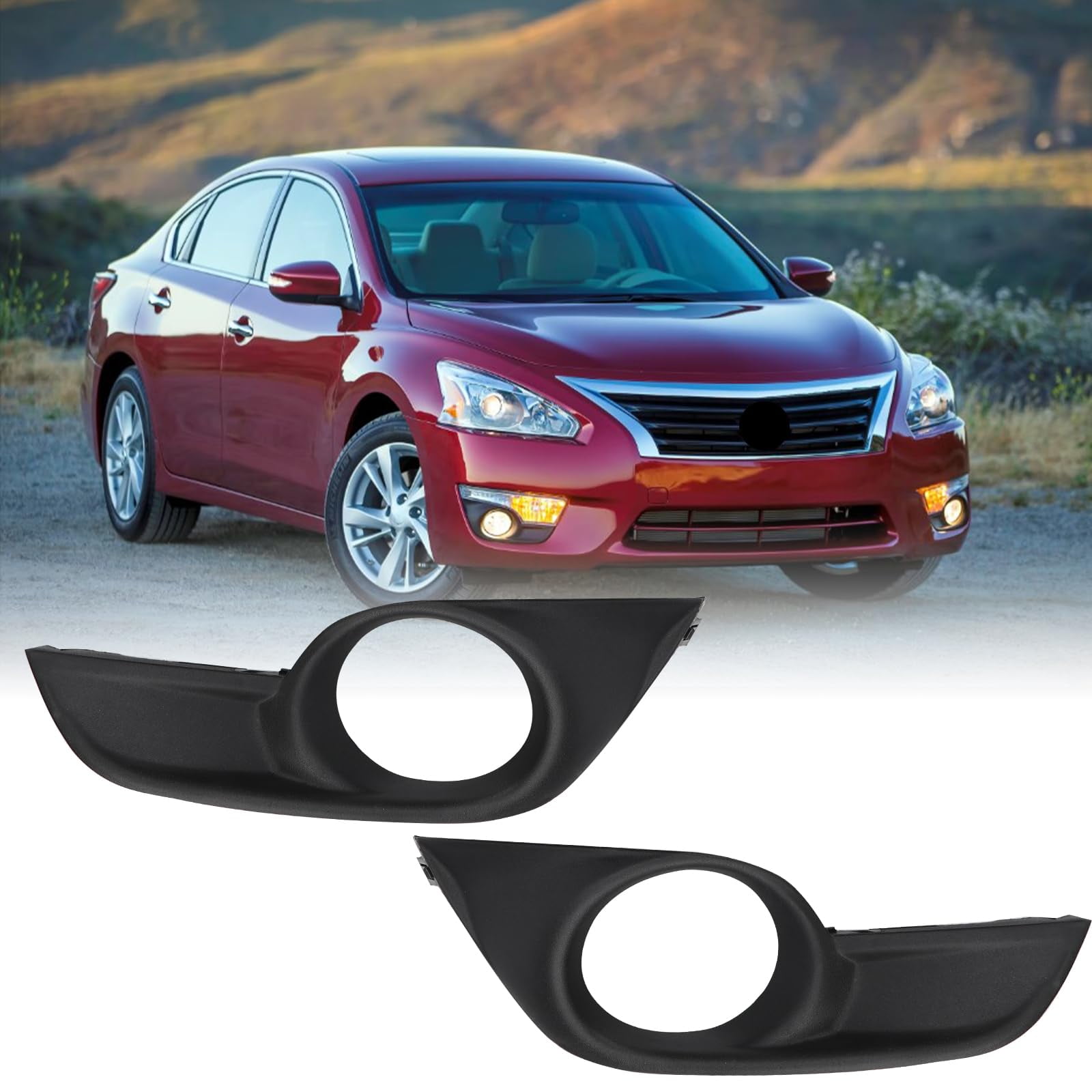 For Nissan Altima 4DR Sedan Fog Light Cover 2013 2014 2015 Driver and ...