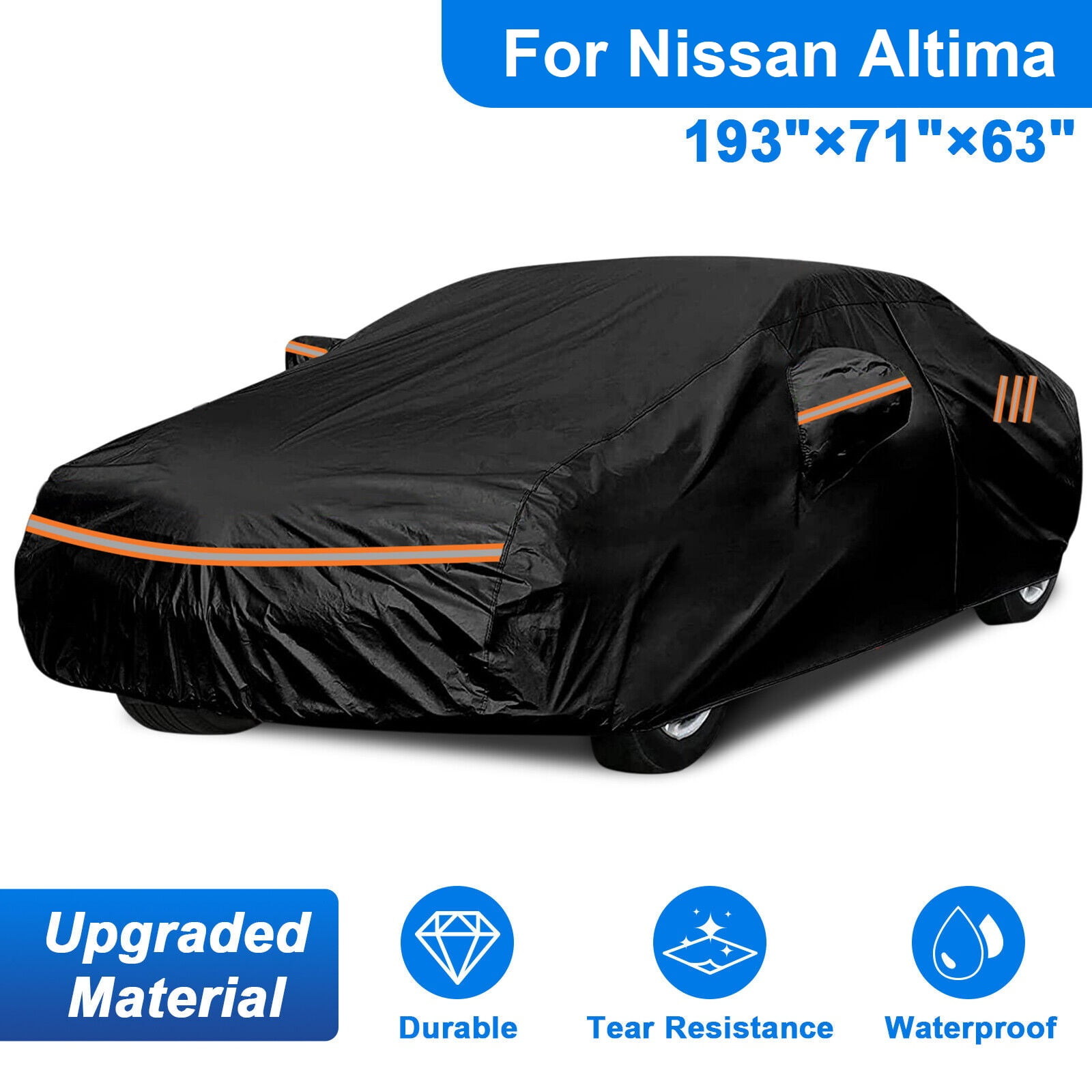 For Nissan Altima Car Cover Outdoor Sedan Full Cover Waterproof All ...