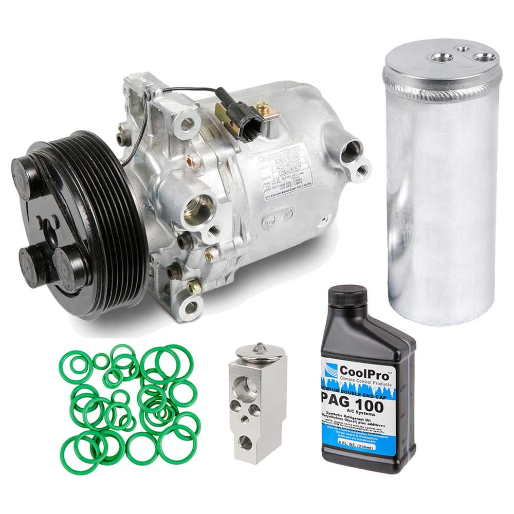 For Nissan Frontier & Xterra OEM AC Compressor w/ A/C Repair Kit ...