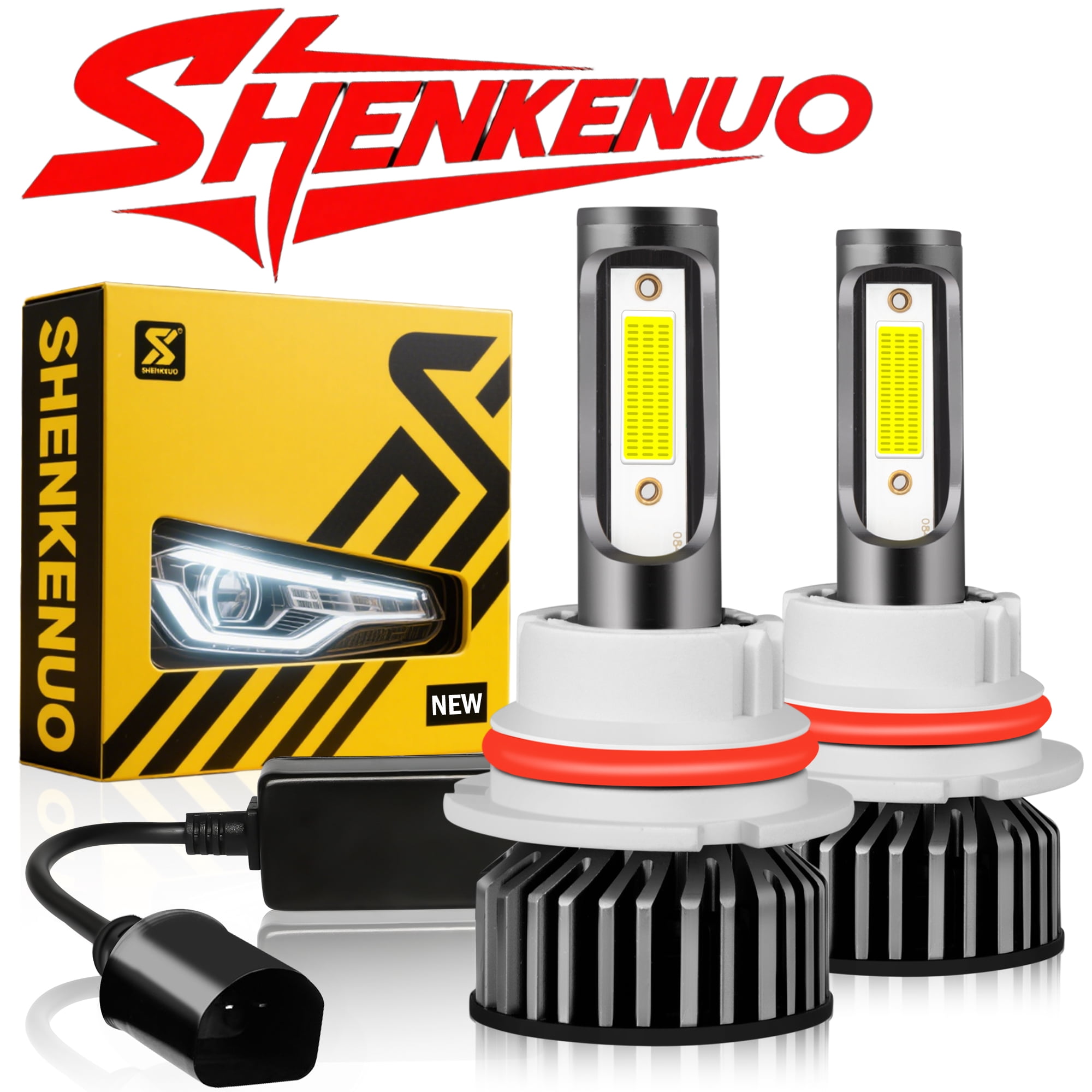 2003-2008 Nissan Murano LED Headlight Bulbs 9007 HB5 High Low Beam 2pcs ...