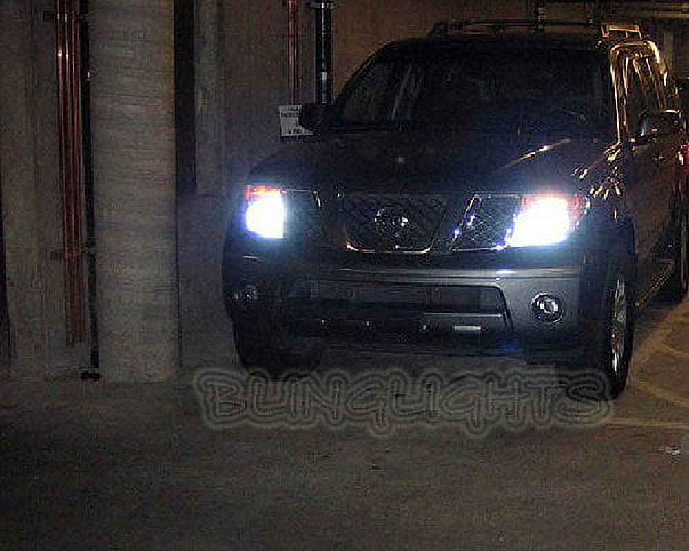 For Nissan Pathfinder Bright White Head Lamp Light Bulbs Set Pair ...