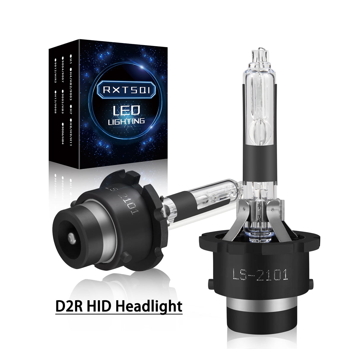 RXTSQI D2R Xenon HID Headlight Bulbs, 6000K White, Waterproof, 35W, Low ...