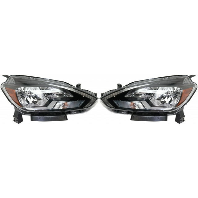 For Nissan Sentra Headlight 2016 2017 Pair Driver and Passenger Side S ...